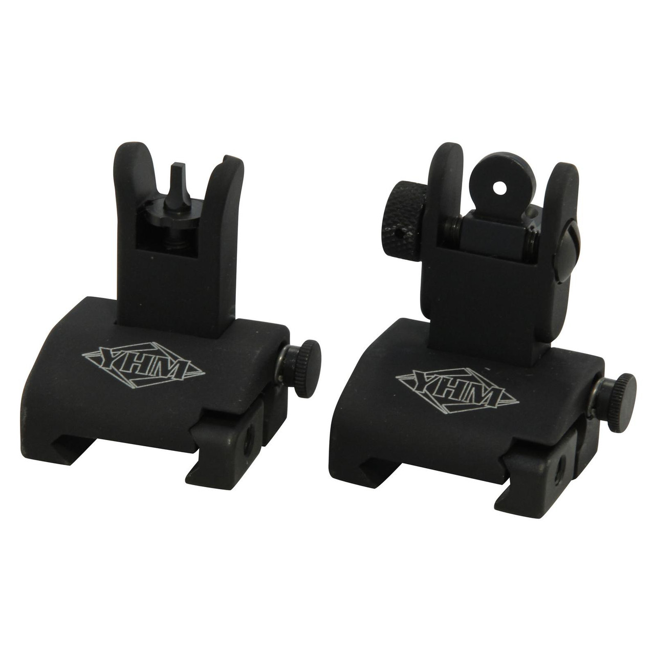 Yankee QDS Flip-Up Front and Rear Sight Set Standard AR-15 Flat-Top ...